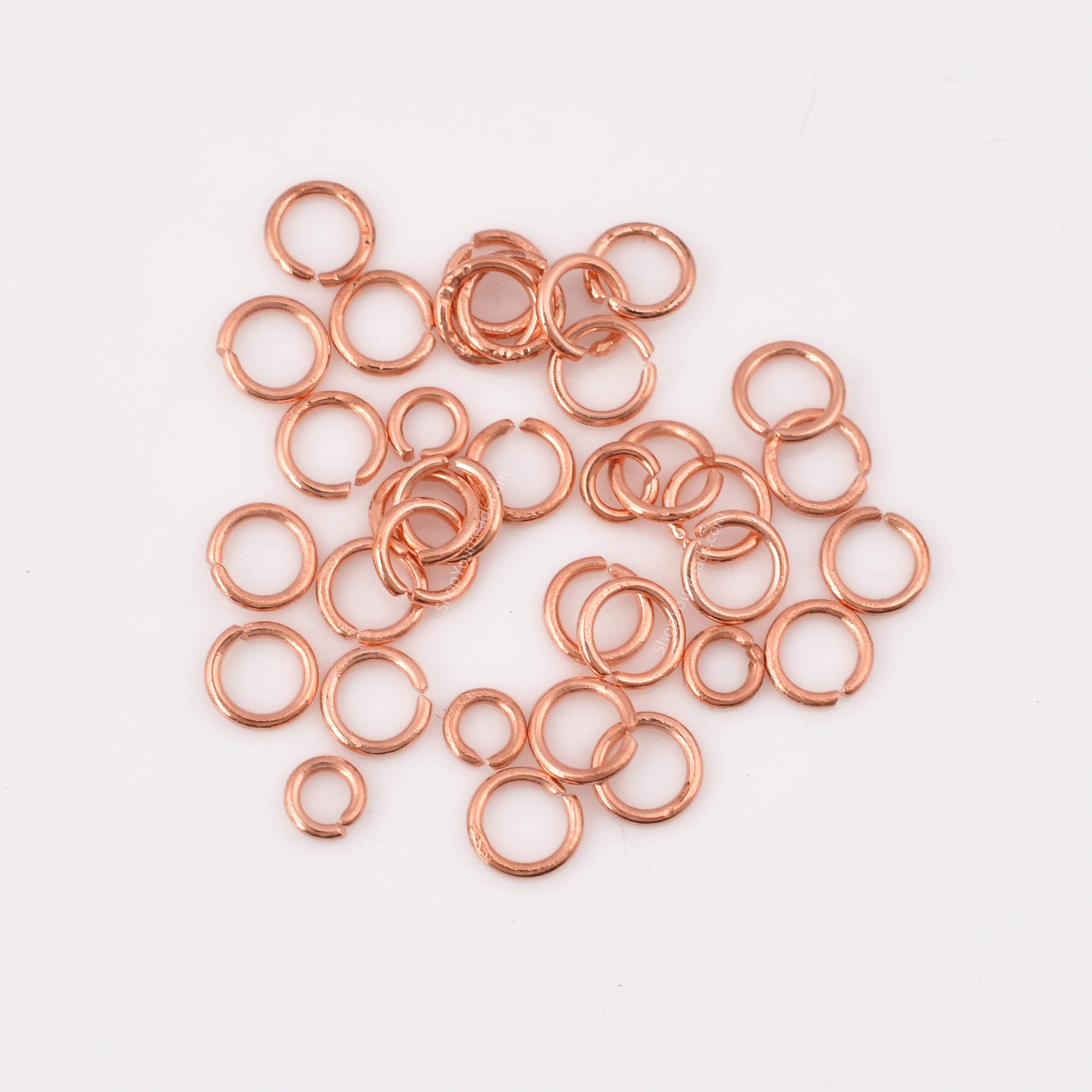 5.5mm - Copper Plated Open / Split Open Wire Jump Rings